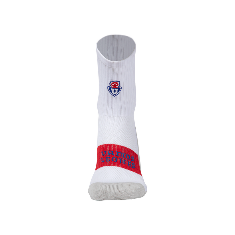 Calceta Classic Antideslizante Universidad de Chile Blancas – Tienda ...